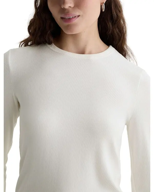 Ag Julia Long Sleeve Tee - Powder