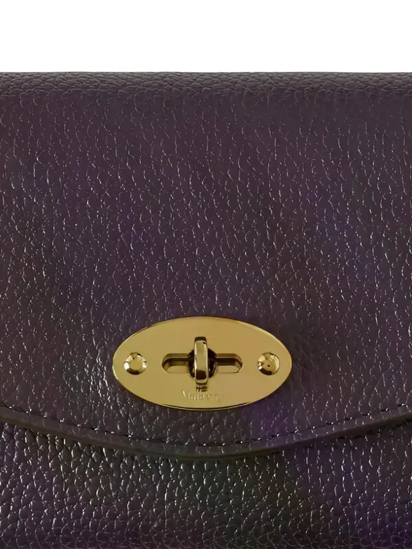 Mulberry Darley Grained Leather Wallet - Purple