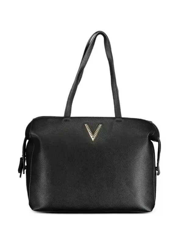 MARIO VALENTINO Logo-detail Tote Bag - Black