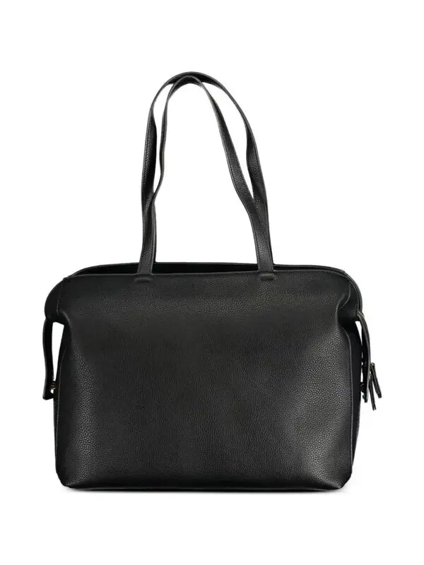 MARIO VALENTINO Logo-detail Tote Bag - Black