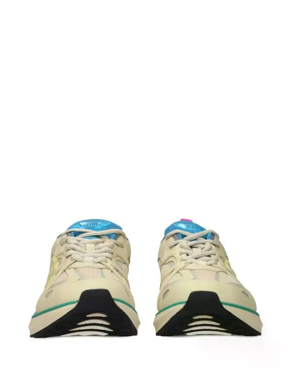 Valentino Garavani Vlogo Signature Mesh Sneakers - Neutrals