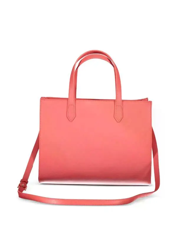 MARIO VALENTINO Tassel-detail Logo-plaque Tote Bag - Pink