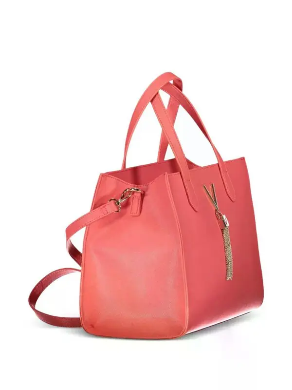 MARIO VALENTINO Tassel-detail Logo-plaque Tote Bag - Pink