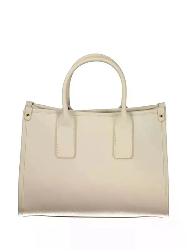 MARIO VALENTINO Embossed-logo Tote Bag - Neutrals