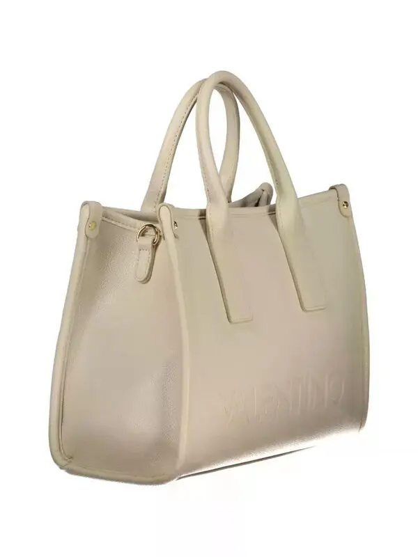 MARIO VALENTINO Embossed-logo Tote Bag - Neutrals
