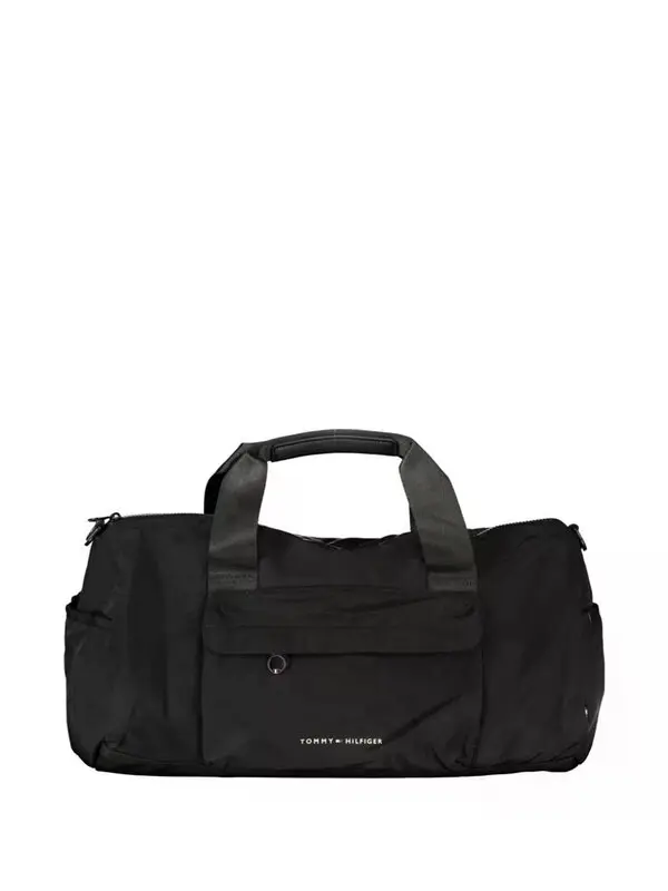 Tommy Hilfiger Logo-lettering Duffle Bag - Black