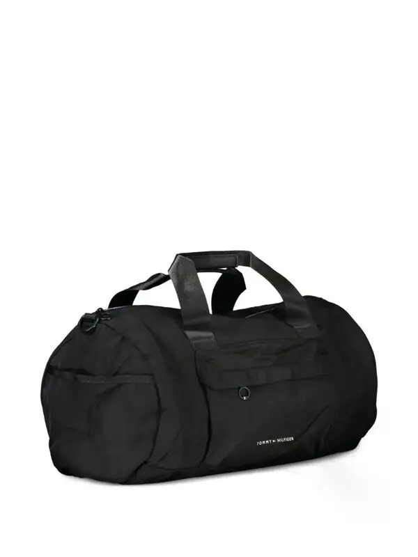 Tommy Hilfiger Logo-lettering Duffle Bag - Black