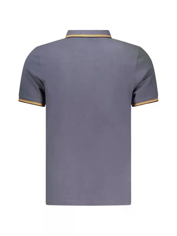 NORTH SAILS Logo-patch Tipped Polo Shirt - Blue