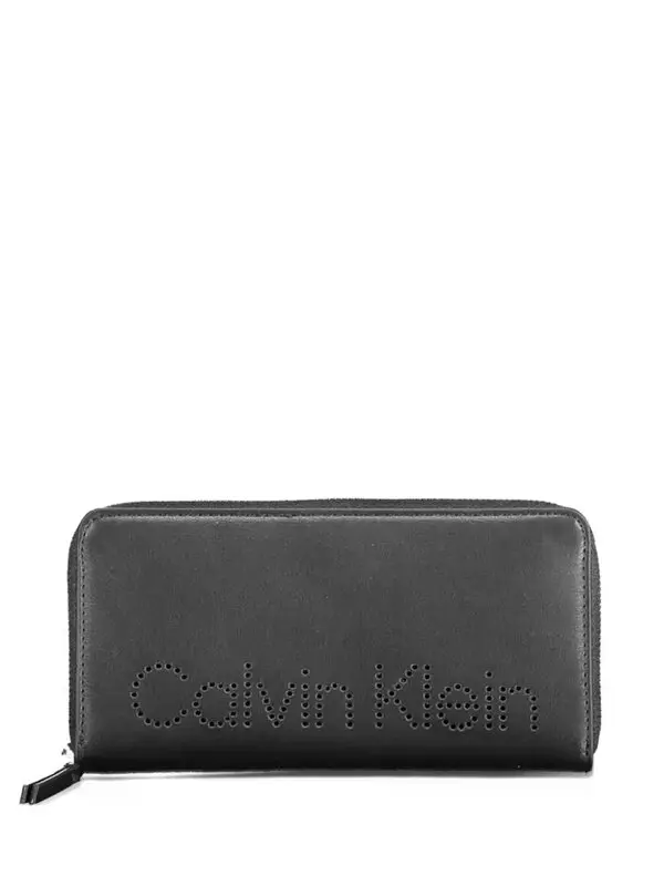 Calvin Klein Logo-lettering Wallet - Black