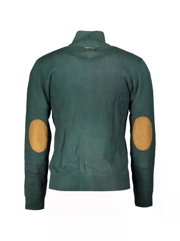 GIAN MARCO VENTURI VINTAGE Vintage Zip-up Elbow-patch Cardigan