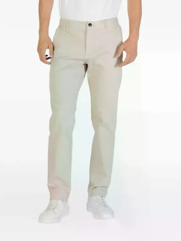 BOSS Logo-patch Trousers - Neutrals