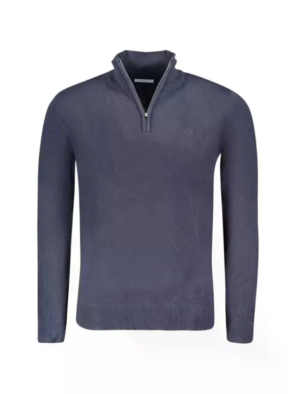 NORTH SAILS Quarter-zip Stand-up Collar Sweater - Blue