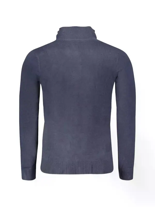 NORTH SAILS Quarter-zip Stand-up Collar Sweater - Blue
