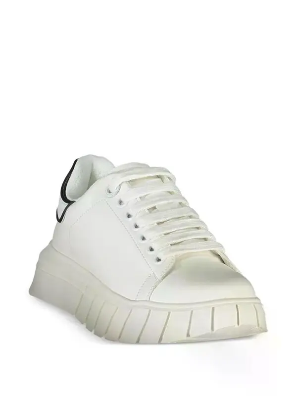GAELLE PARIS Contrast-trim Chunky-sole Sneakers