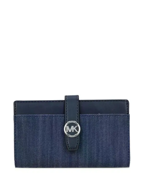 Michael Kors Greenwich Denim Wallet - Blue