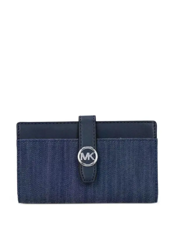 Michael Kors Greenwich Denim Wallet - Blue