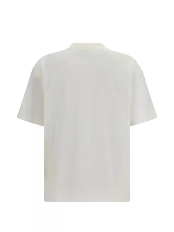 REPRESENT Logo-patch Cotton T-shirt - Neutrals