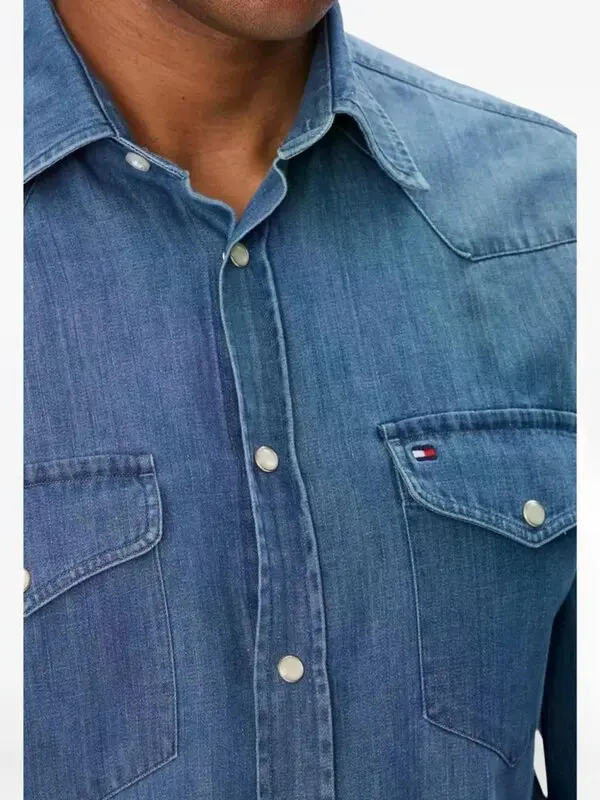 Tommy Hilfiger Western-yoke Denim Shirt
