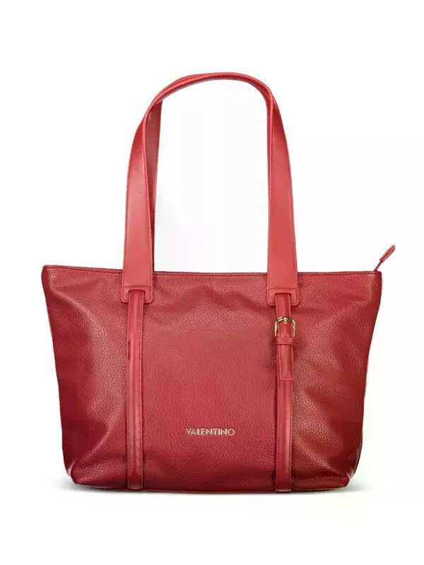 MARIO VALENTINO Pebbled-texture Tote Bag With Logo Lettering