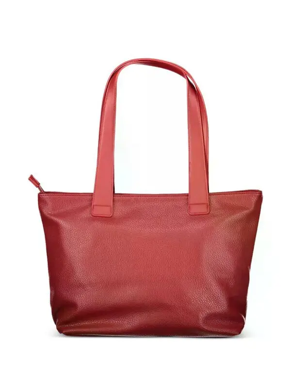 MARIO VALENTINO Pebbled-texture Tote Bag With Logo Lettering