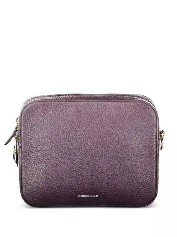 COCCINELLE Grained Leather Crossbody Bag