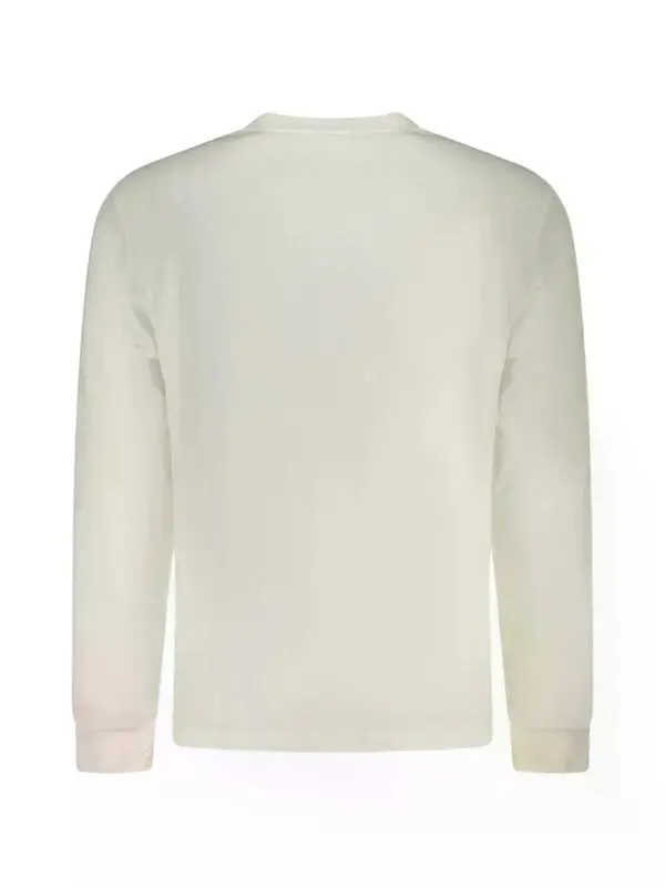 Calvin Klein Long-sleeve Cotton T-shirt - Neutrals