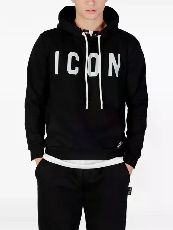 ICON BRAND Logo-print Hoodie