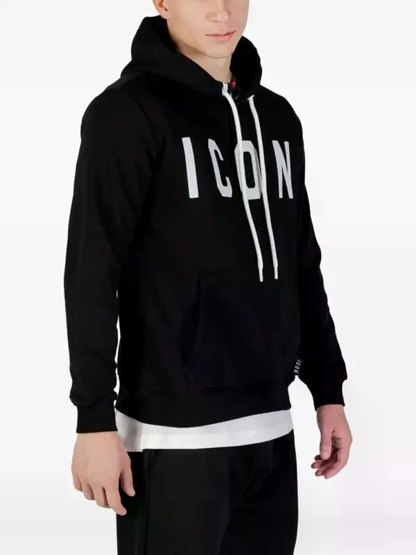 ICON BRAND Logo-print Hoodie