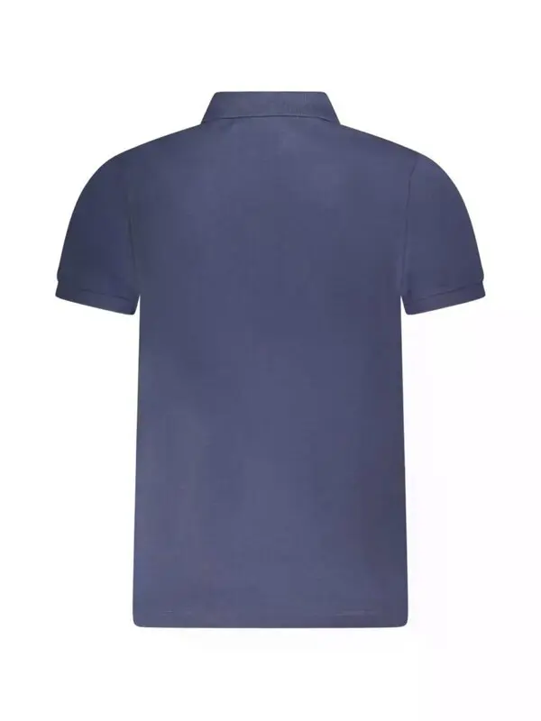 Tommy Hilfiger Logo-patch Polo Shirt - Blue