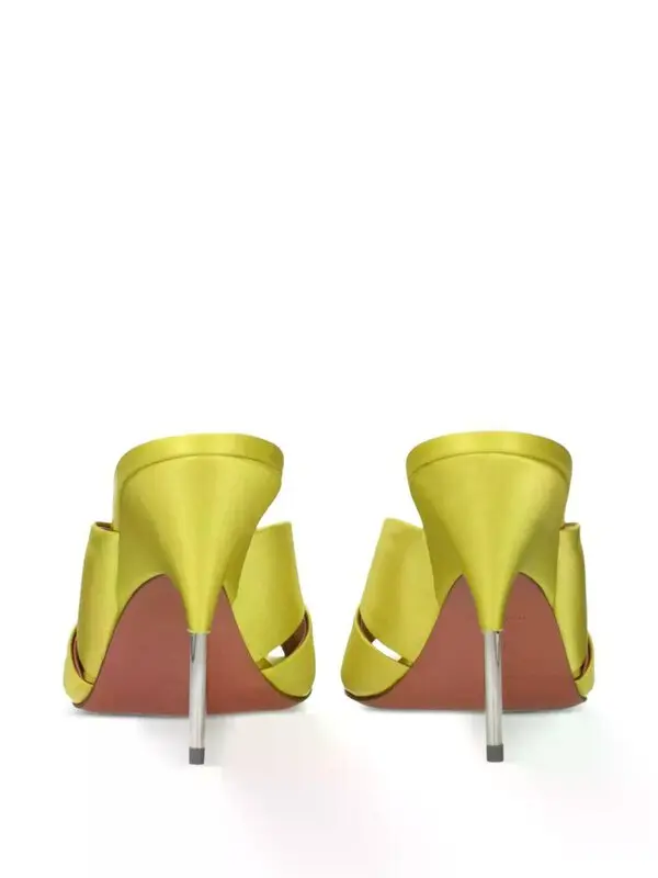 Amina Muaddi Crossover-strap Pointed-toe Sandals