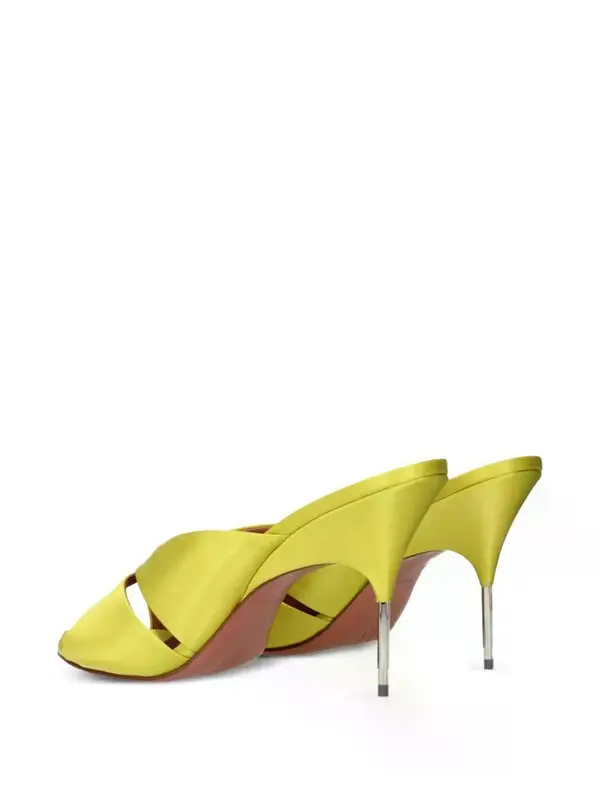 Amina Muaddi Crossover-strap Pointed-toe Sandals