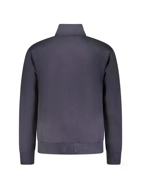 COVERI MOVING Quarter-zip Cotton Sweatshirt