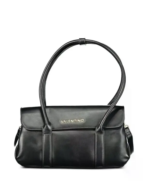 MARIO VALENTINO Logo-lettering Shoulder Bag - Black