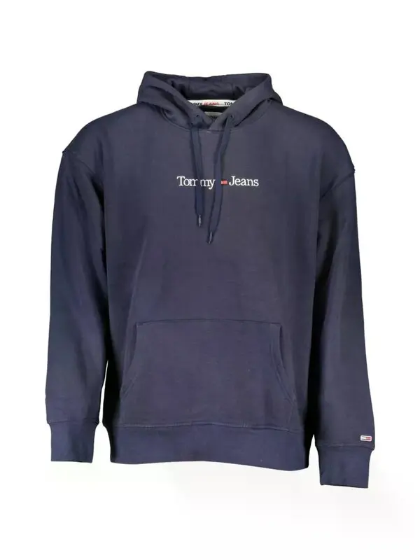 Tommy Hilfiger Logo-embroidered Hoodie - Blue