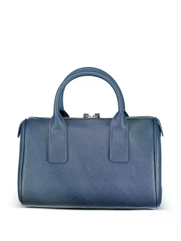 MARIO VALENTINO Debossed-logo Tote Bag - Blue