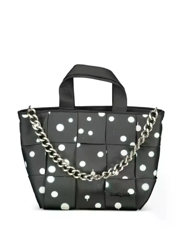 Desigual Polka-dot Print Tote Bag