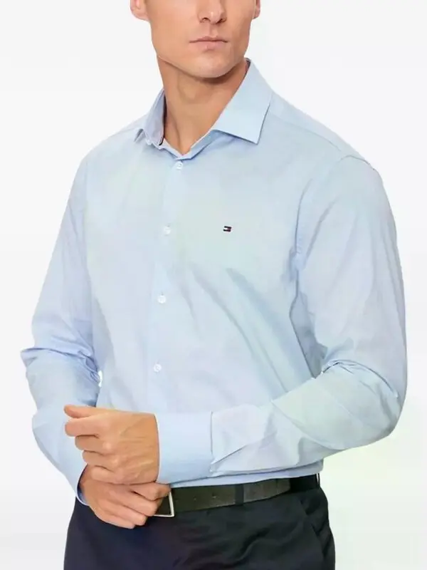 Tommy Hilfiger Logo-detail Buttoned Shirt