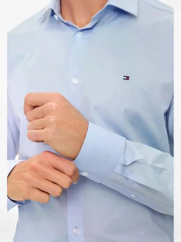 Tommy Hilfiger Logo-detail Buttoned Shirt