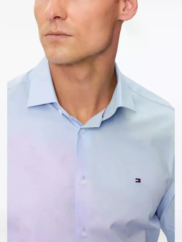 Tommy Hilfiger Logo-detail Buttoned Shirt