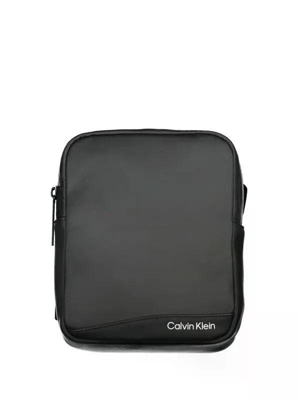 Calvin Klein Logo-print Messenger Bag - Black