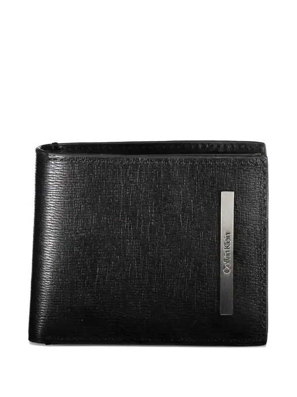 Calvin Klein Logo-plaque Bifold Wallet - Black
