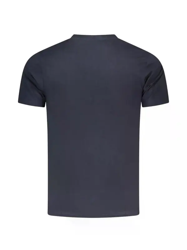 Roberto Cavalli Leopard-print Cotton T-shirt - Blue
