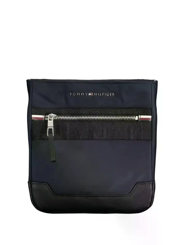Tommy Hilfiger Logo-lettering Messenger Bag - Blue