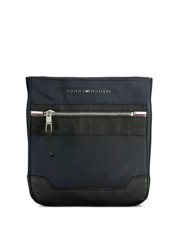 Tommy Hilfiger Logo-lettering Messenger Bag - Blue