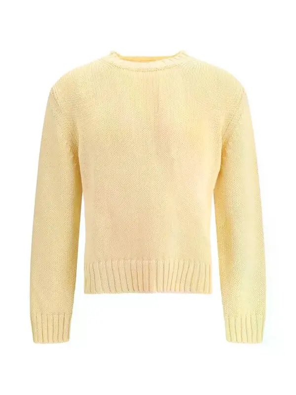 SUNFLOWER Long-sleeve Ribbed Cotton Sweater