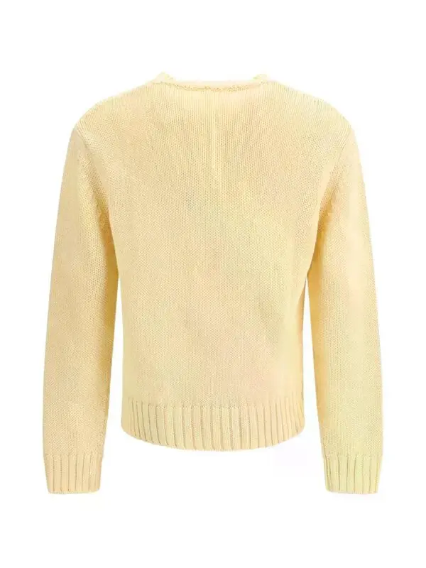 SUNFLOWER Long-sleeve Ribbed Cotton Sweater