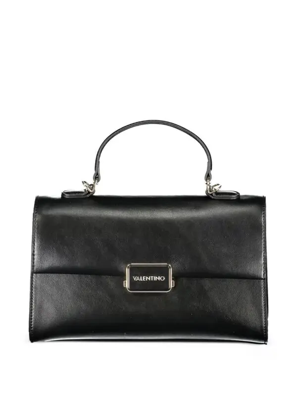 MARIO VALENTINO Logo-plaque Leather Tote Bag