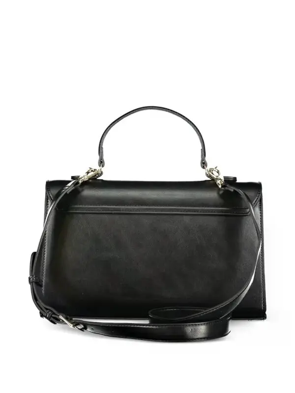 MARIO VALENTINO Logo-plaque Leather Tote Bag