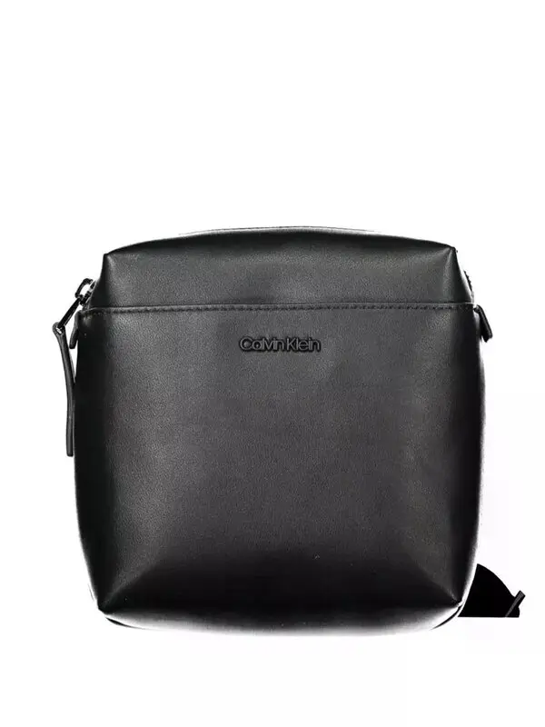 Calvin Klein Logo-lettering Shoulder Bag - Black