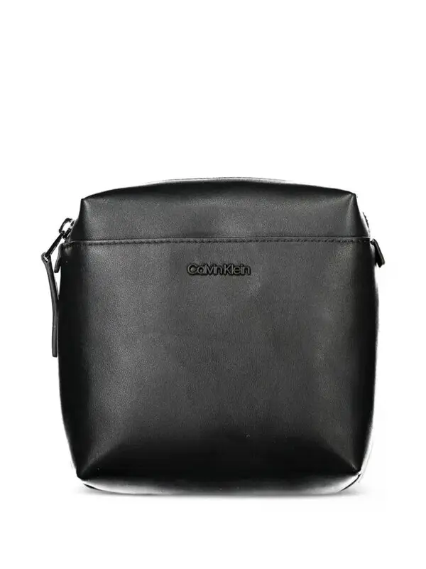 Calvin Klein Logo-lettering Shoulder Bag - Black